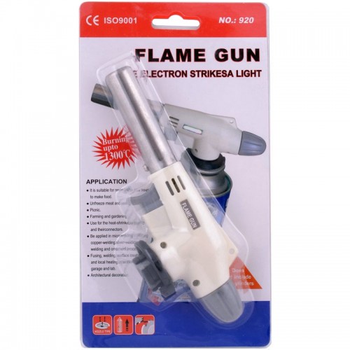 Автоматическая газовая горелка FLAME GUN 920 с пьезоподжигом купить в ...